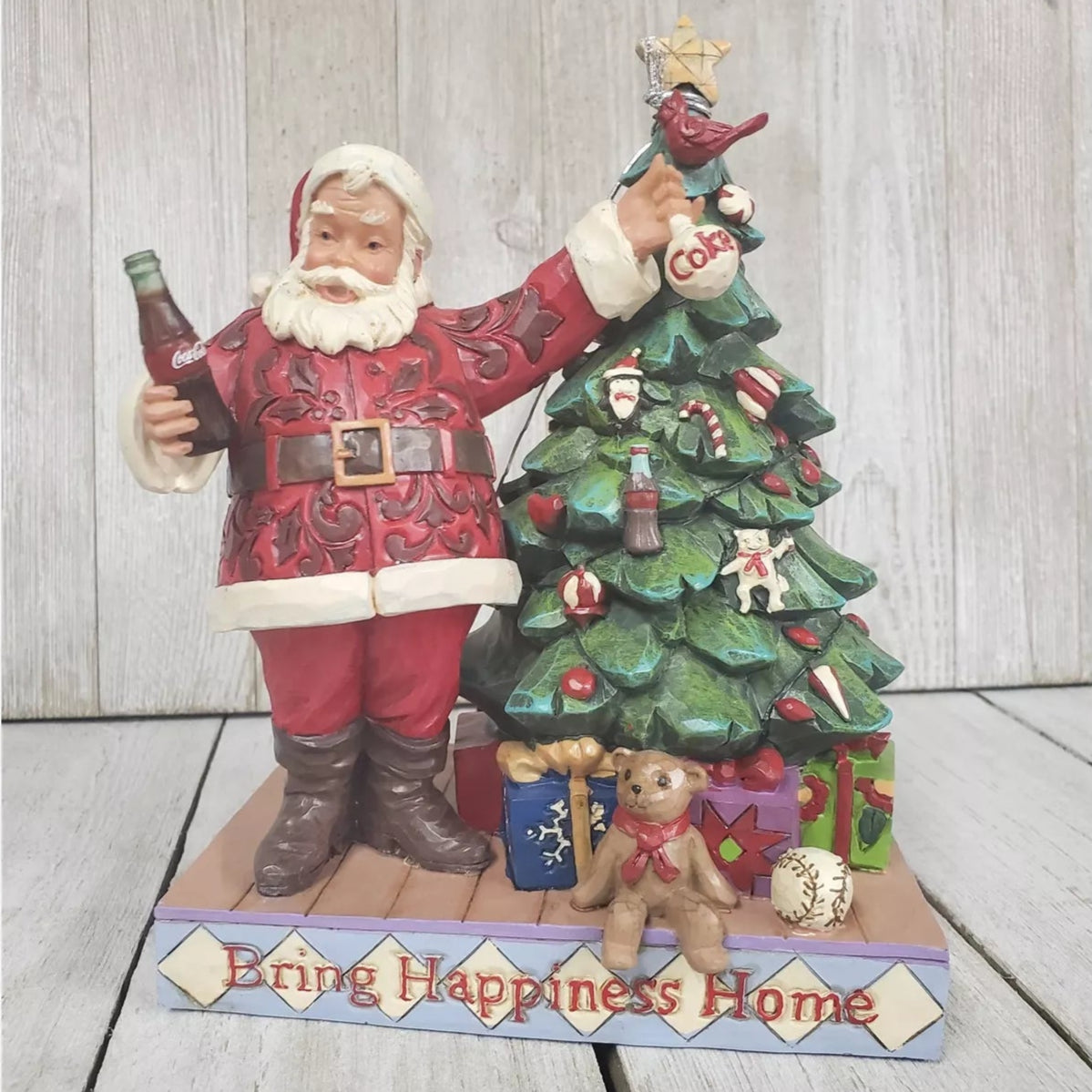 Jim Shore "Bring Happiness Home" Coke~a~Cola Santa | My Wyo Designs